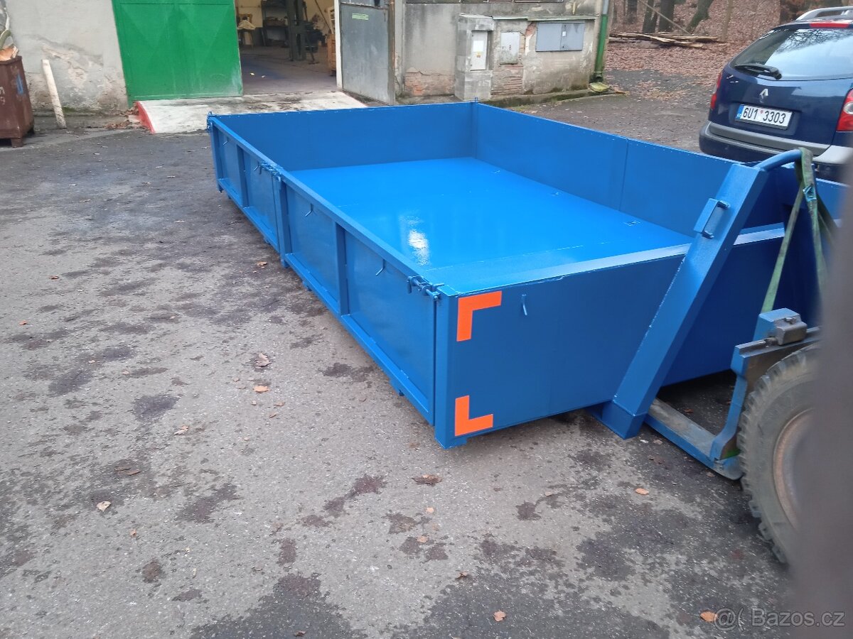 Kontejner ''valník, bočnicový :: Vyroba-kontejneru-daduc.cz